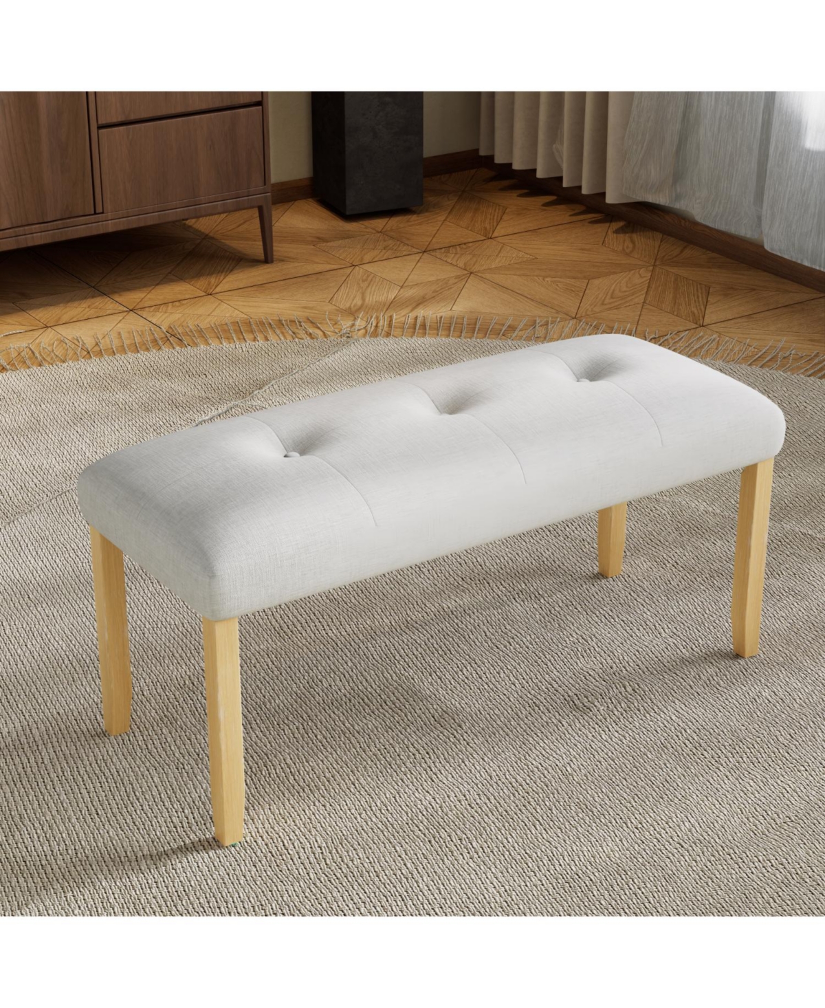 Click here for Streamdale Furniture Tufted Upholstered Bench - Be... prices