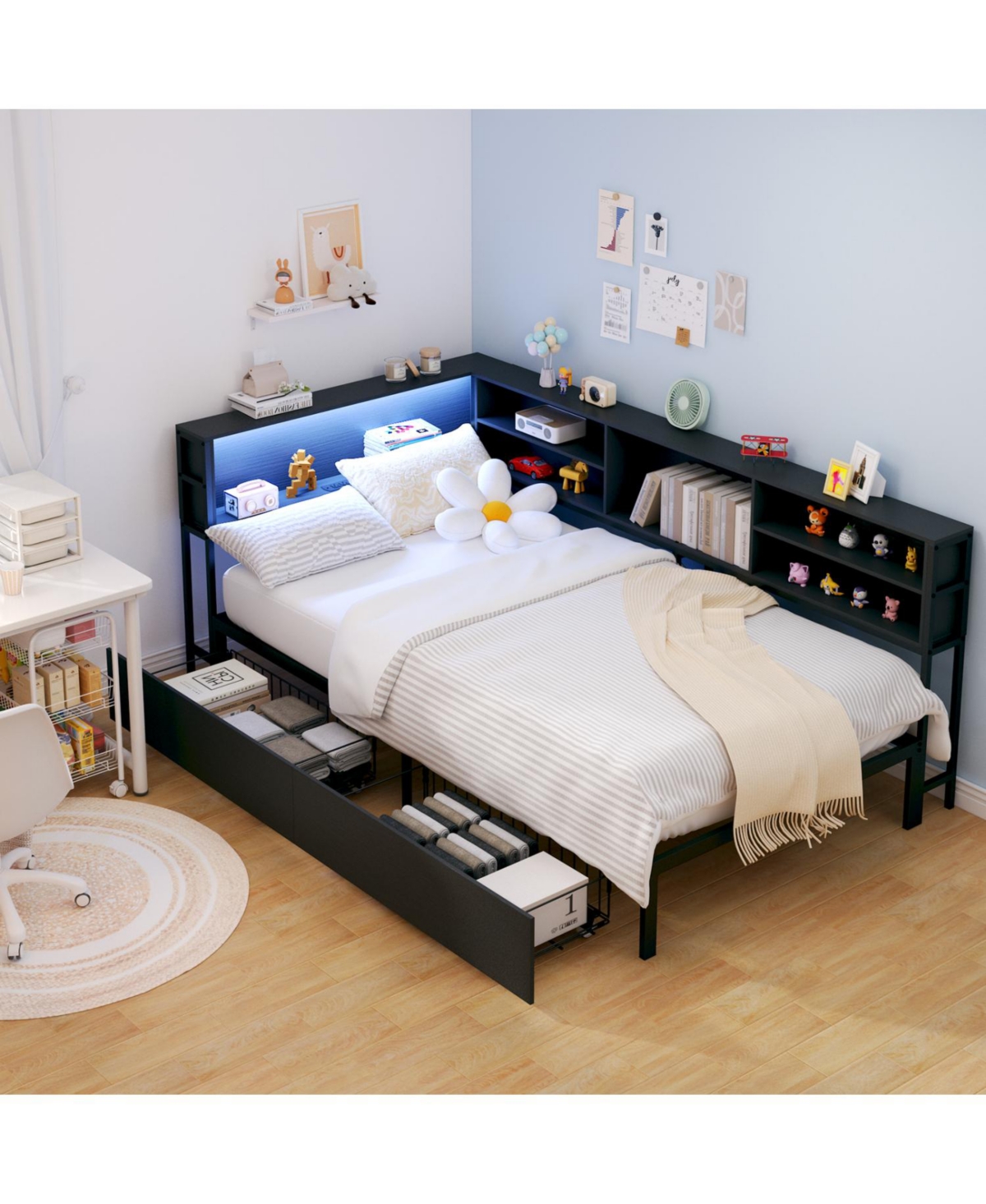 Click here for Streamdale Furniture Twin Daybed with Storage  Boo... prices