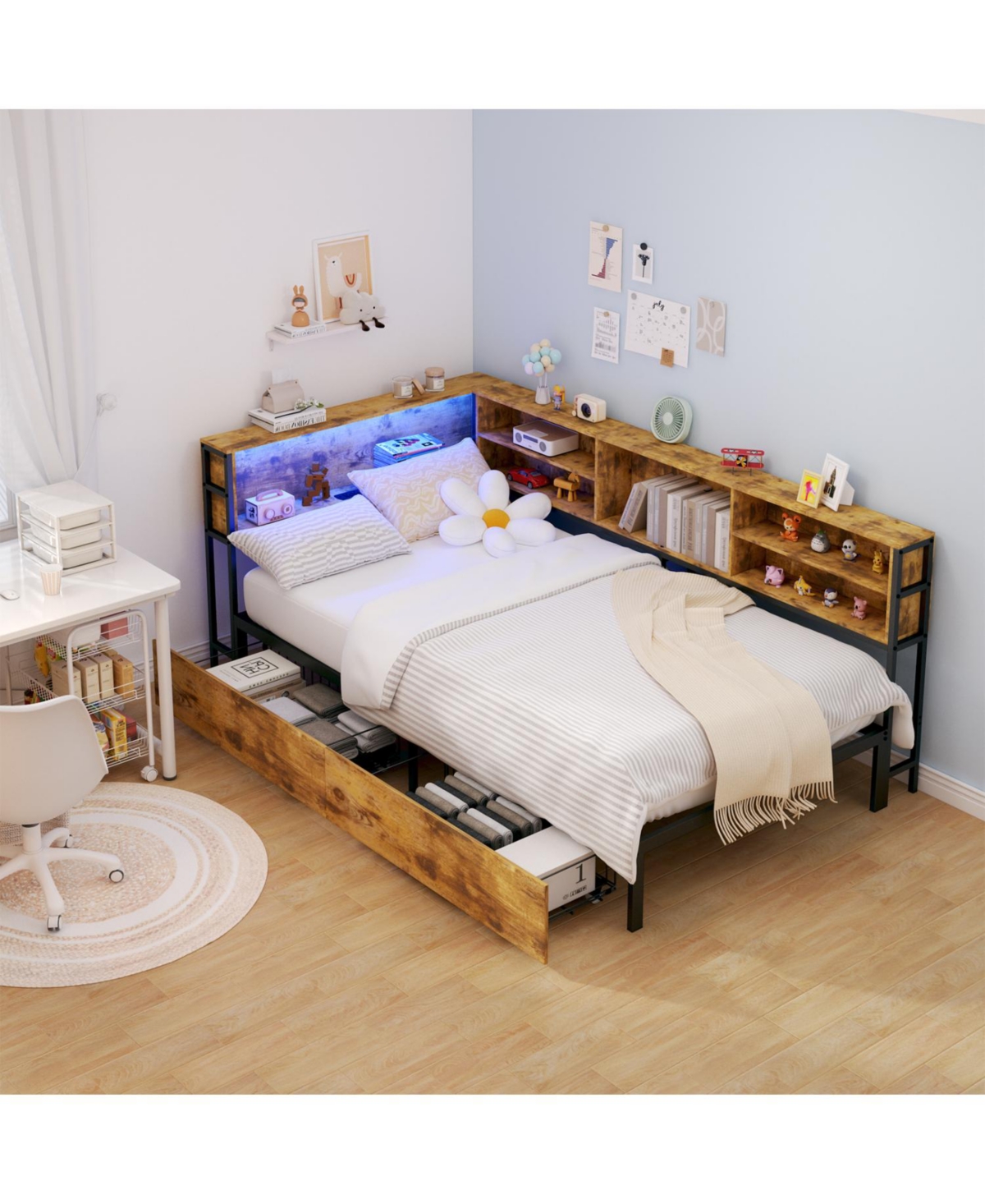 Click here for Streamdale Furniture Twin Daybed with Storage  Boo... prices