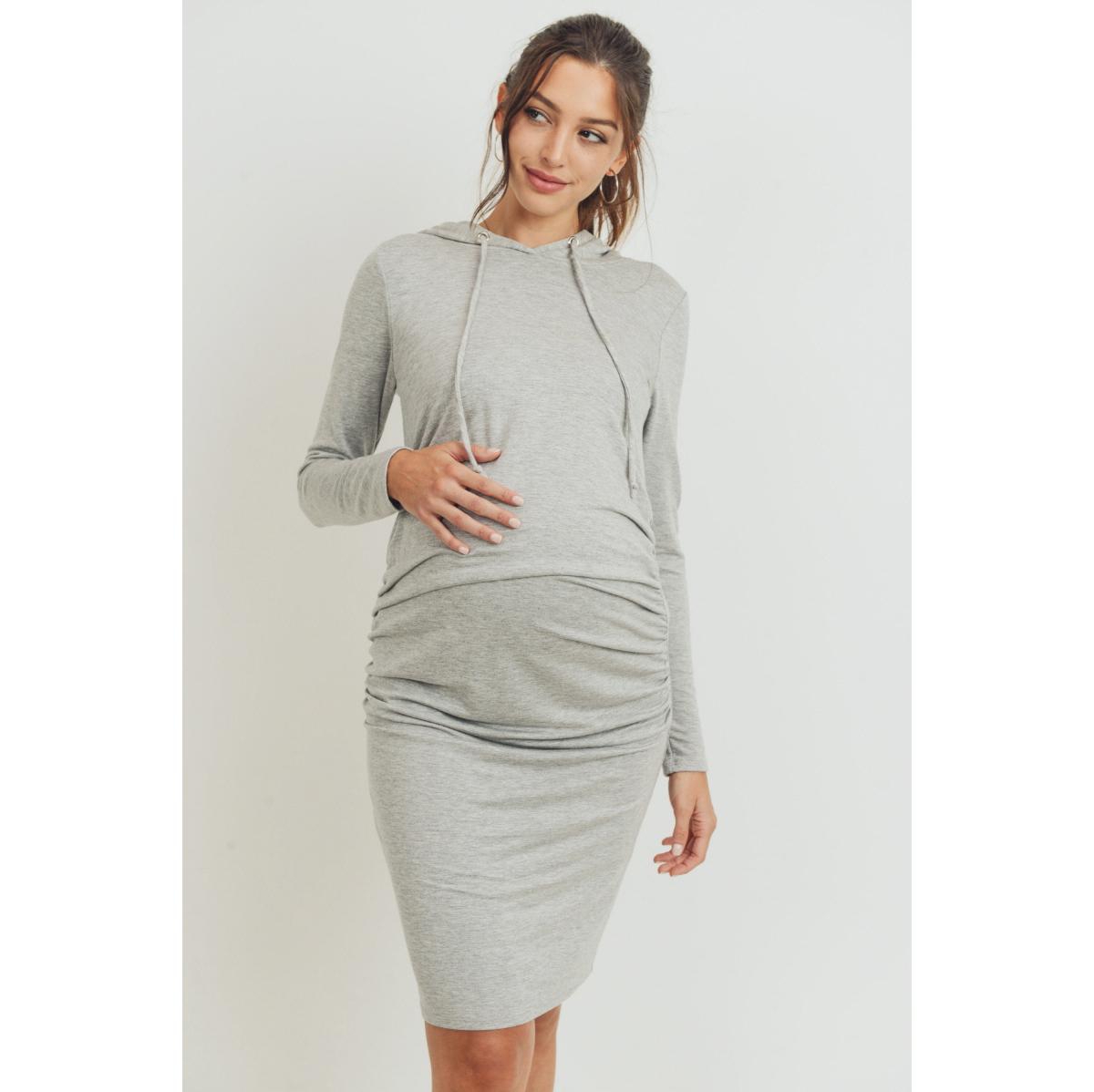 Click here for Hello Miz Womens Long Sleeve Side Ruched Maternity... prices