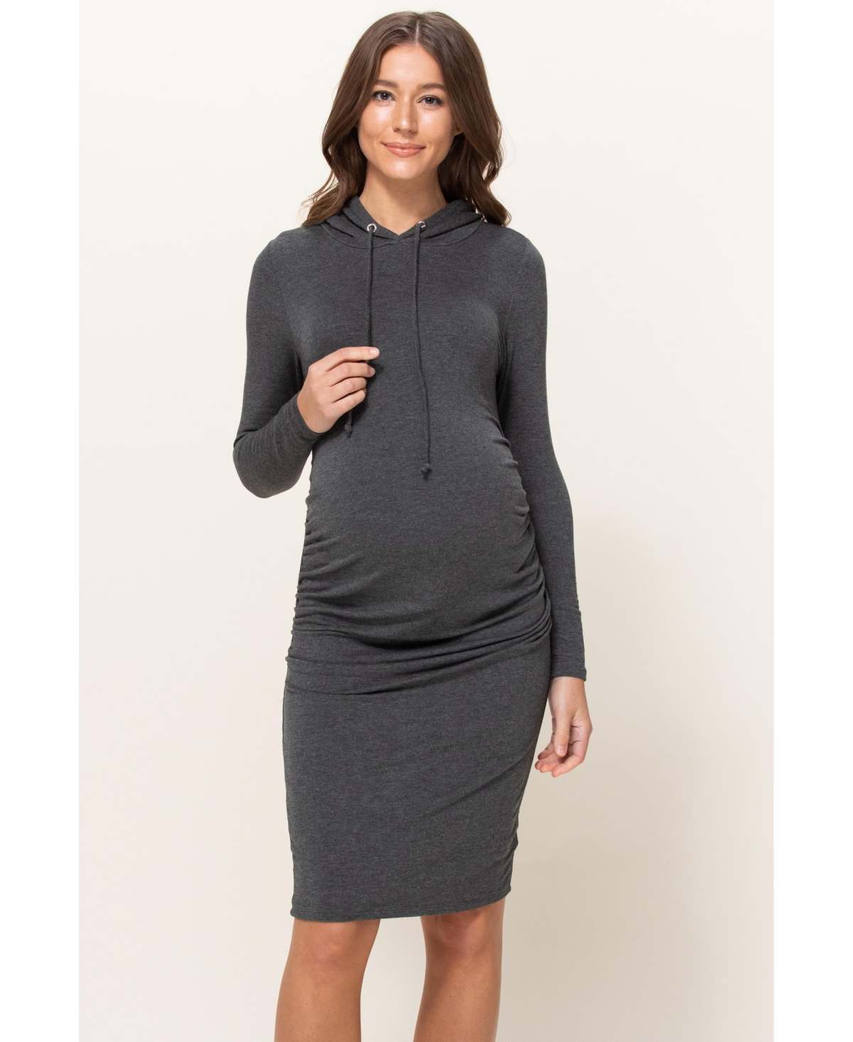 Click here for Hello Miz Womens Long Sleeve Side Ruched Maternity... prices