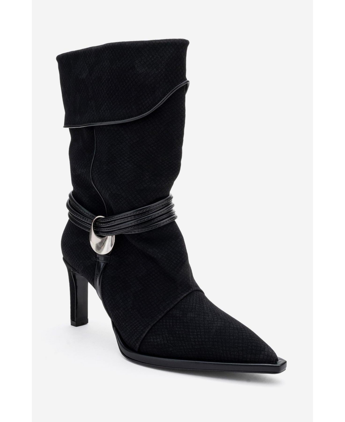 Click here for Prologue Shoes Myra Snake Embossed Boot (Women) -... prices