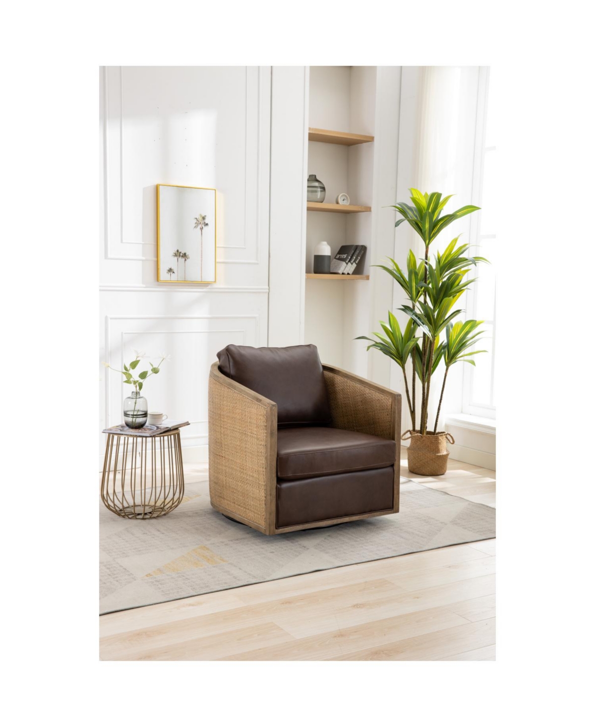 Click here for Simplie Fun Swivel Barrel Chair  Comfy Round Accen... prices