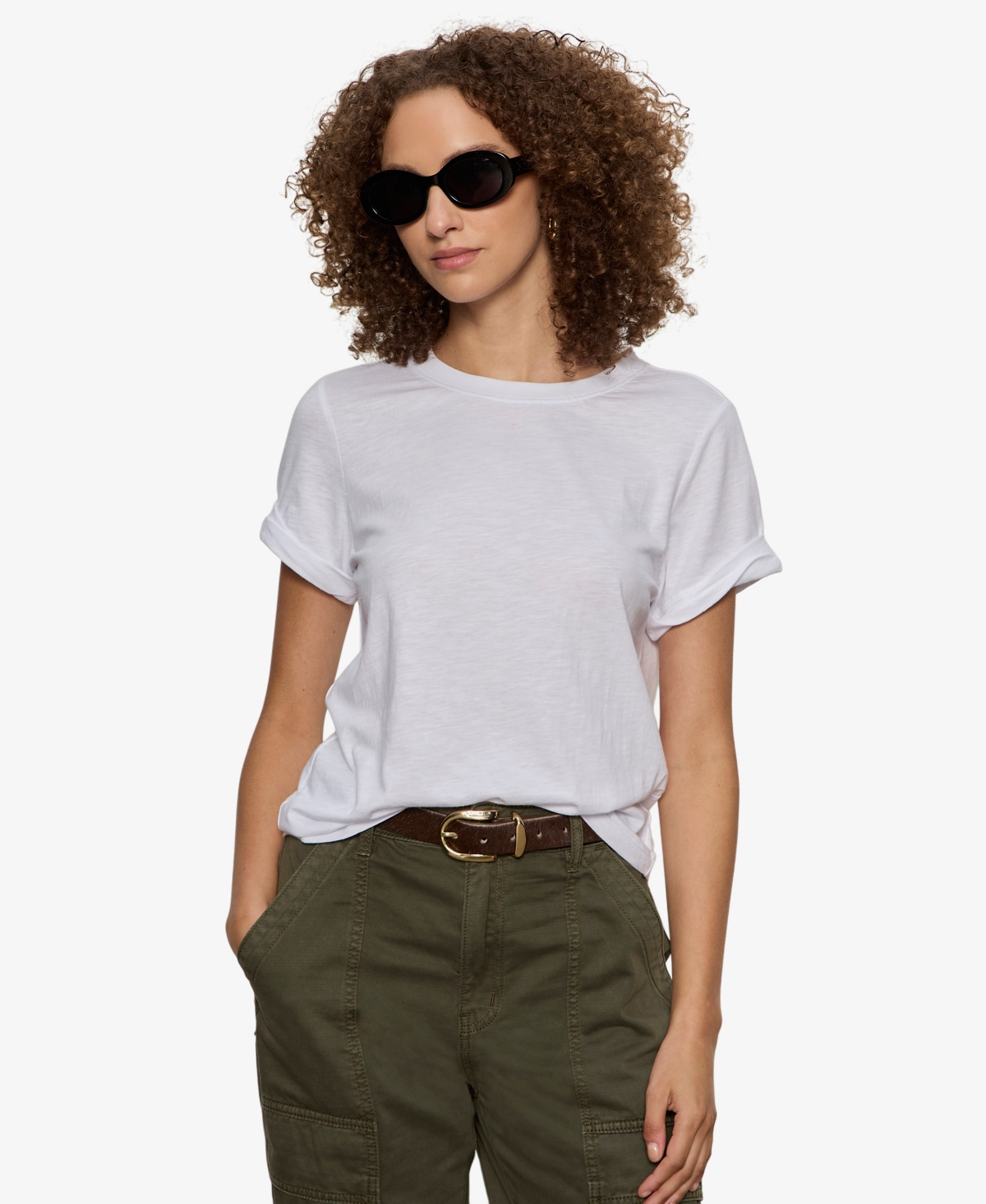 Click here for Sanctuary Womens Perfect Pull On T-Shirt - White prices
