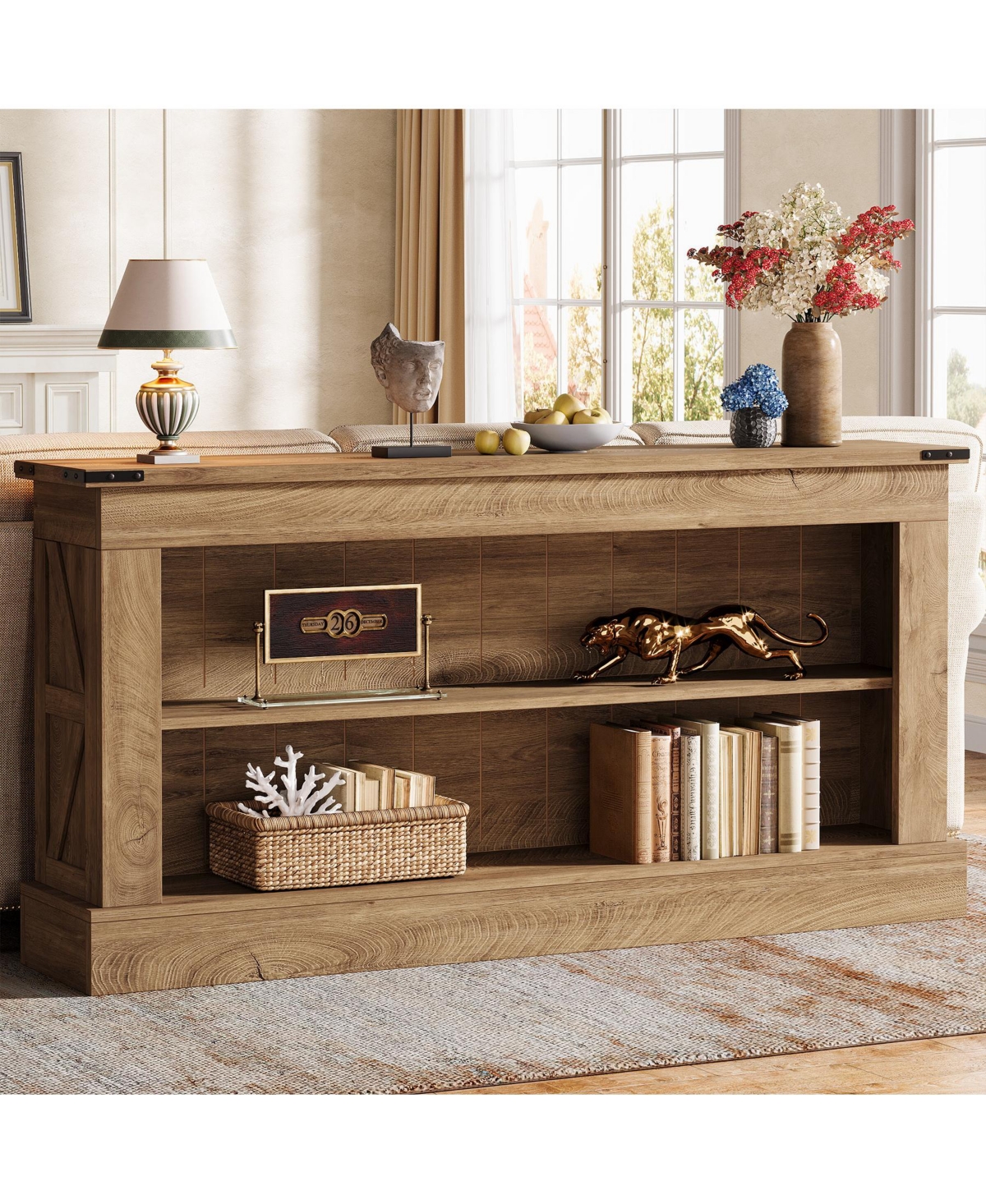 Click here for Tribesigns 63-Inch Long Console Table for Entryway... prices