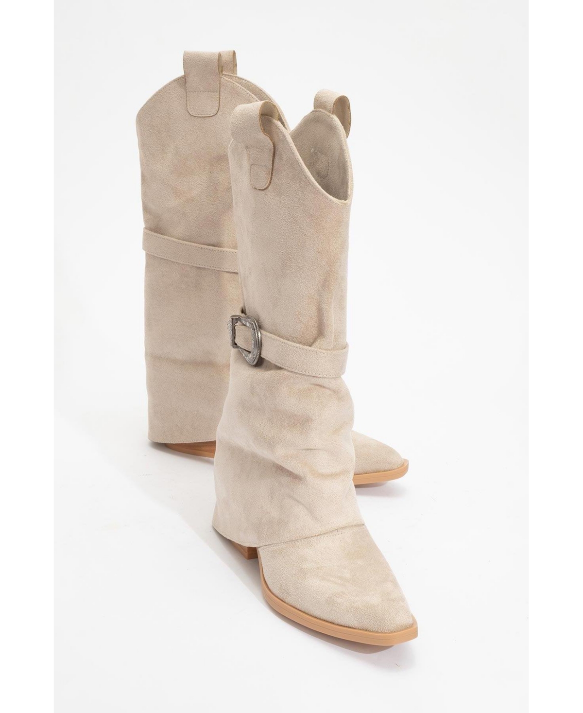 Click here for Prologue Shoes Womens Okus Buckle Block Heel Boot... prices