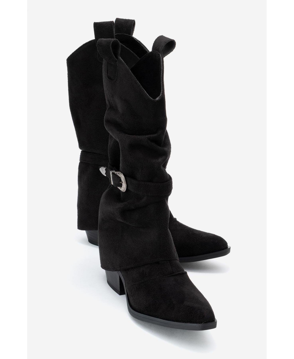 Click here for Prologue Shoes Womens Okus Buckle Block Heel Boot... prices