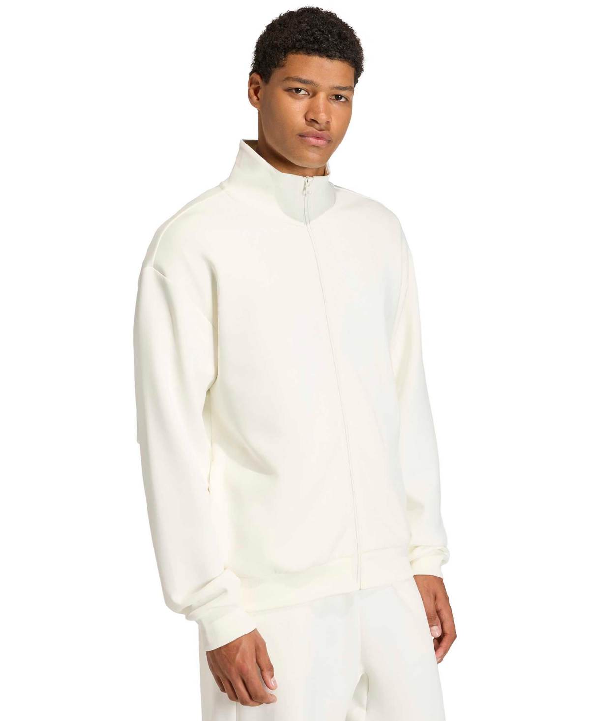Click here for adidas Mens Soft Lux Zipper Track Sweatshirt - Whi... prices