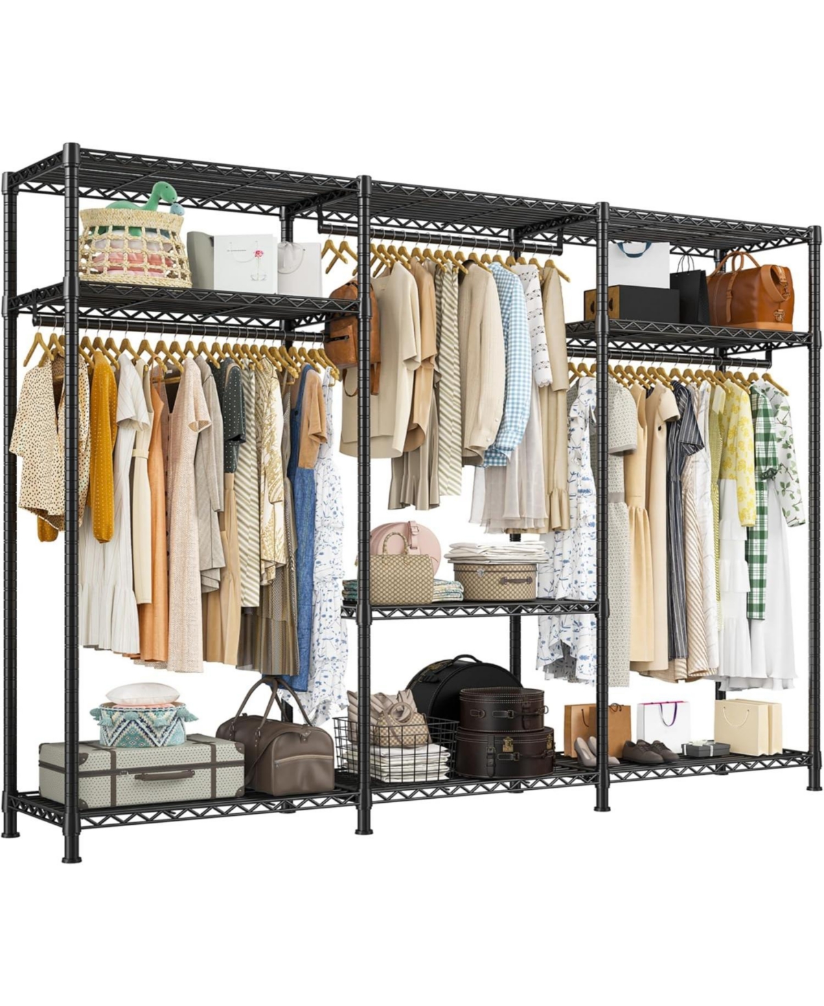 Click here for Raybee Heavy Duty Portable Adjustable Clothes Rack... prices