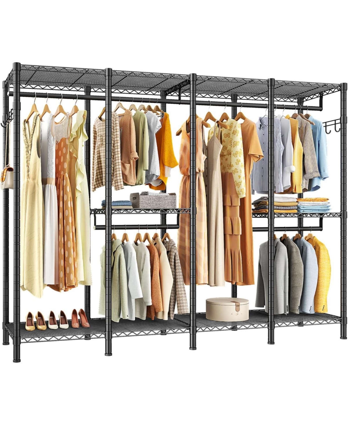 Click here for Raybee Clothes Rack Heavy Duty Clothing Racks for... prices