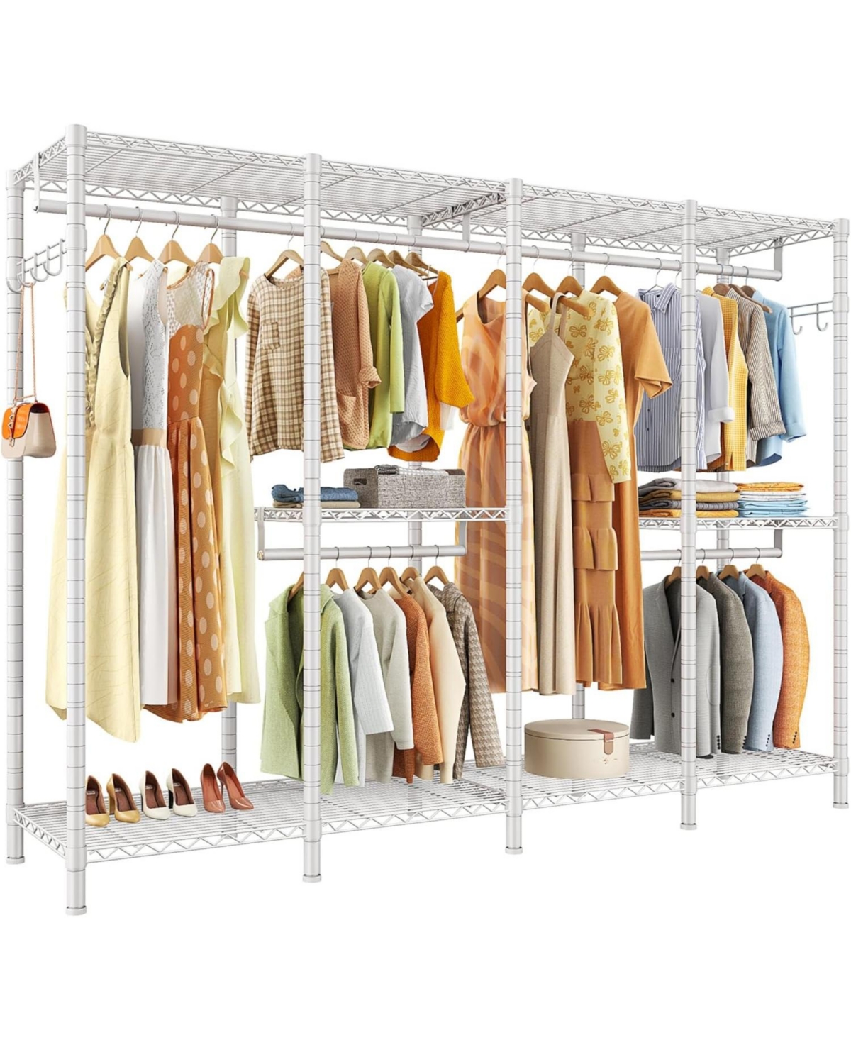Click here for Raybee Clothes Rack Heavy Duty Clothing Racks for... prices