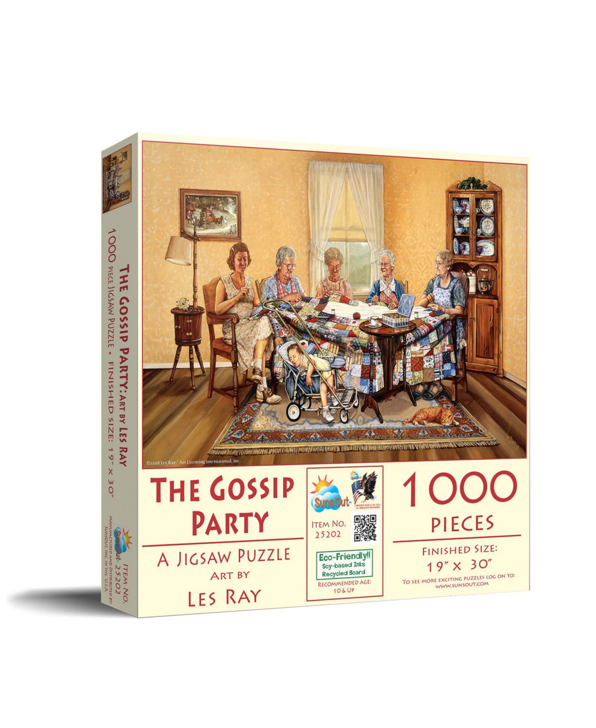 Click here for SunsOut The Gossip Party 1000 piece Jigsaw Puzzle prices