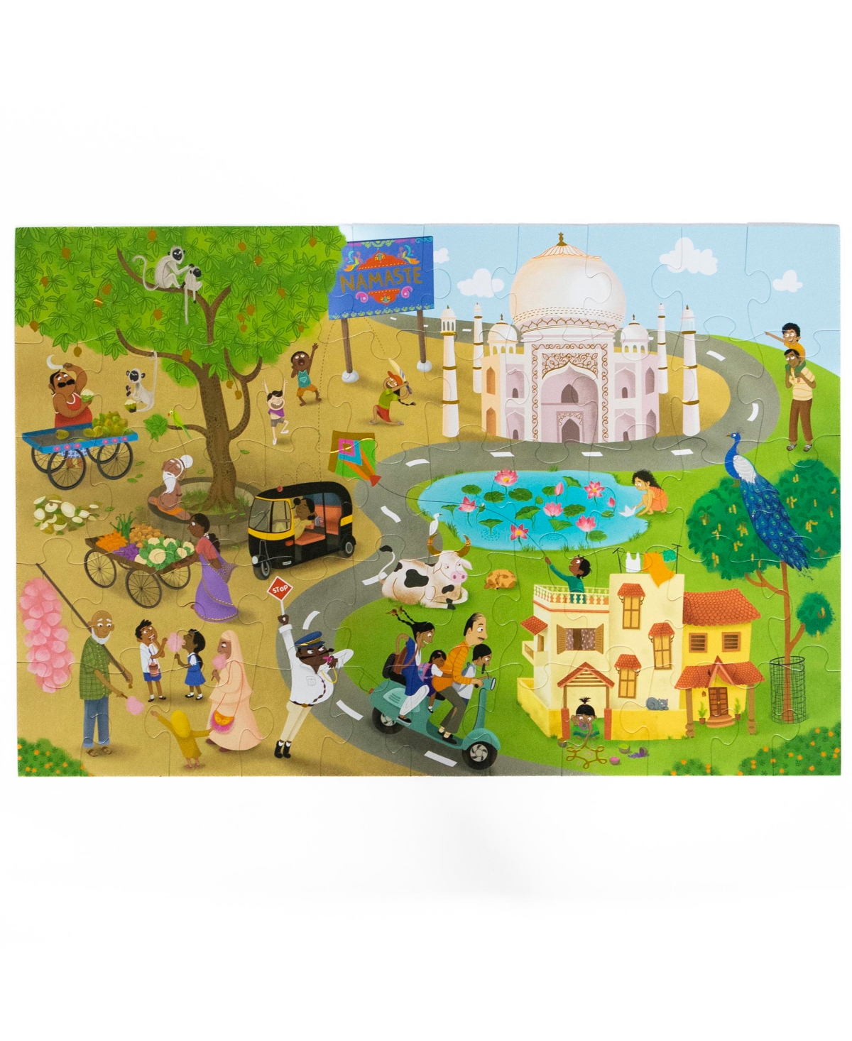 Click here for Kulture Khazana Namaste India: Floor Puzzle - 51 p... prices