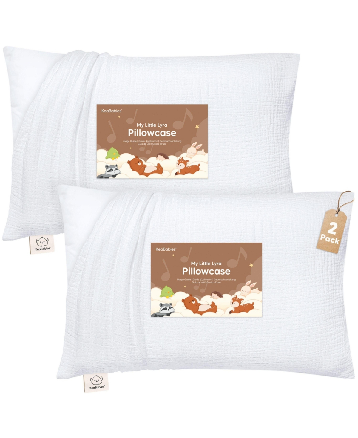 Click here for KeaBabies Lyra Muslin Toddler Pillowcases 13x18  2... prices