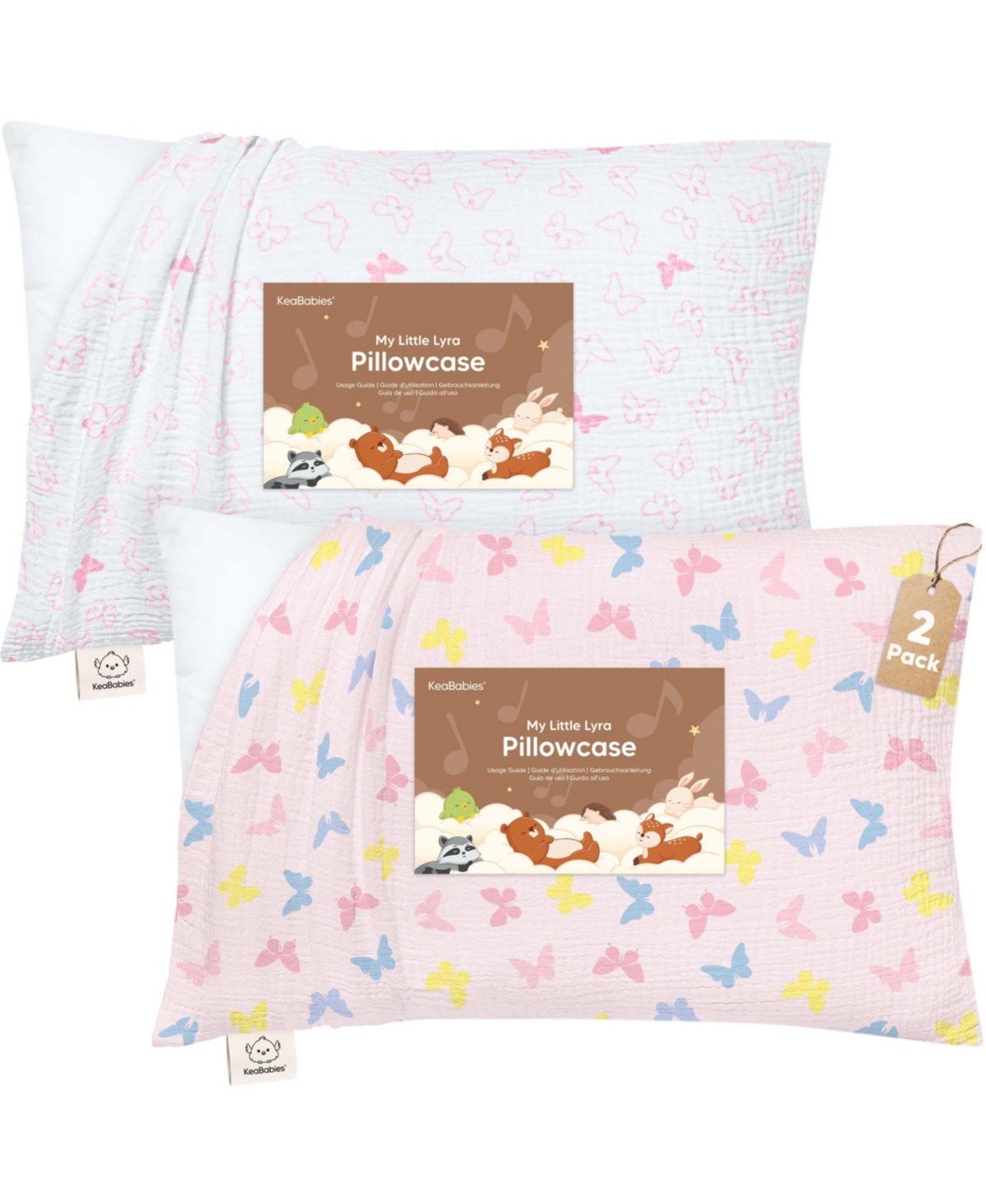 Click here for KeaBabies Lyra Muslin Toddler Pillowcases 13x18  2... prices
