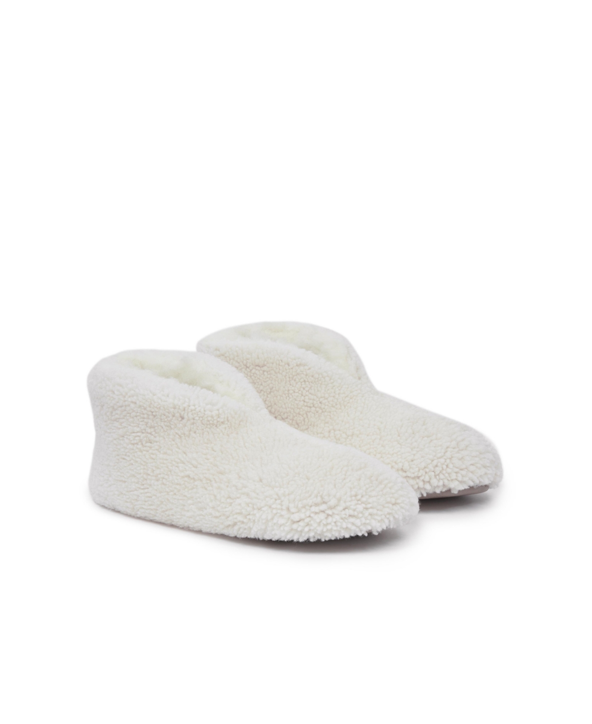 Click here for Celtic & Co. Teddy Soft Sole Bootee Slipper - Ecru prices