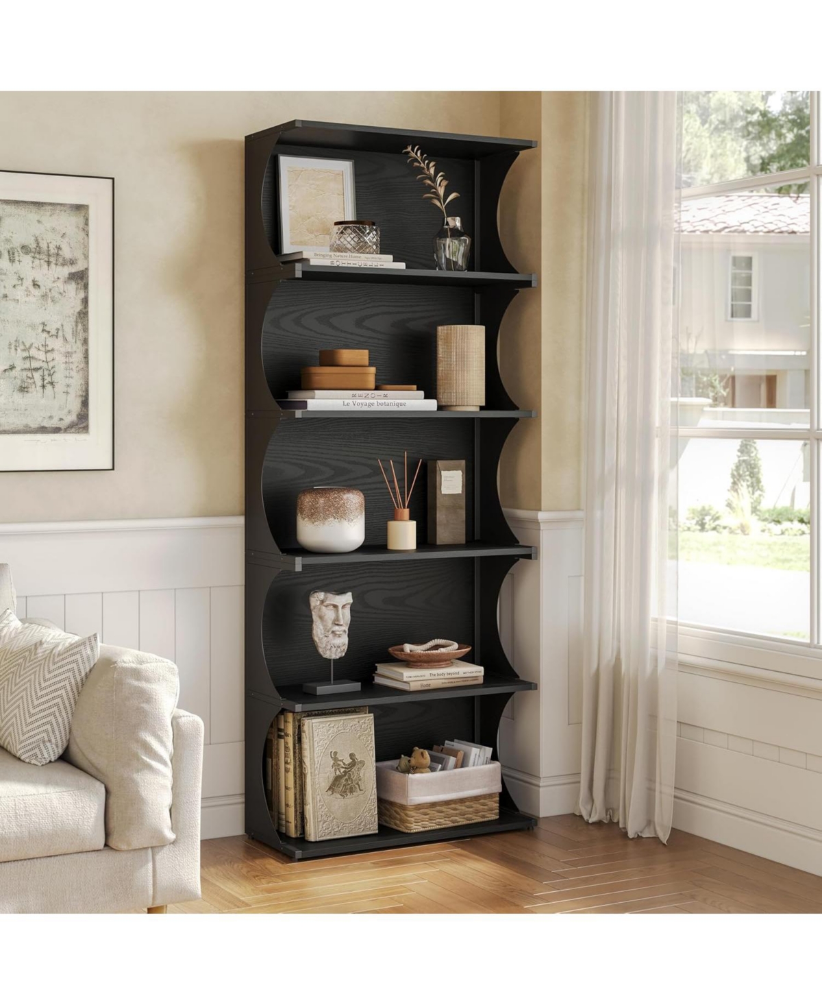 Click here for Tribesigns 5-Tier Bookcase  70.8" Tall Open S... prices