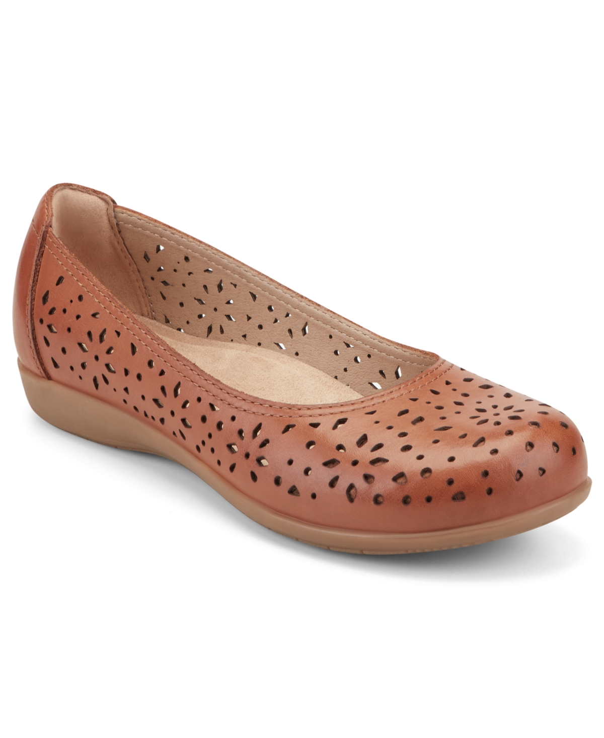Click here for Earth Womens Bentlee Cutout Leather Slip-On Ballet... prices
