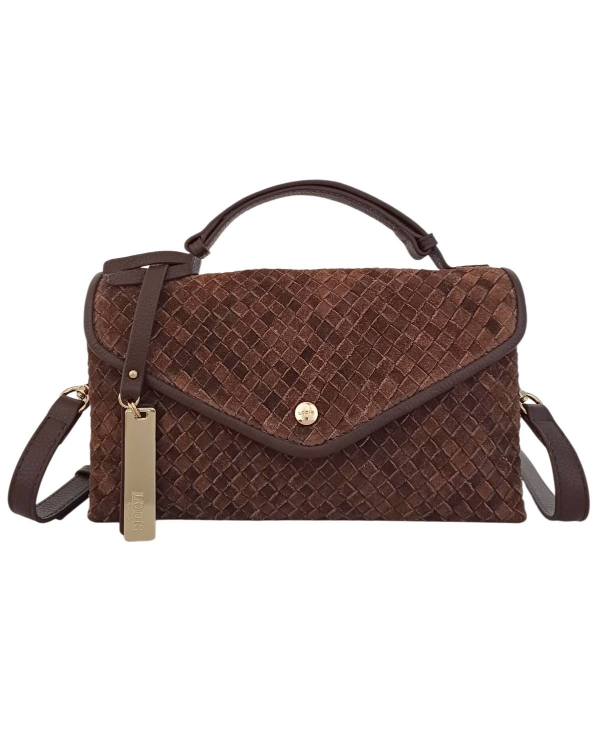 Click here for Lodis Meridian Small Crossbody Bag - Roast Sued prices