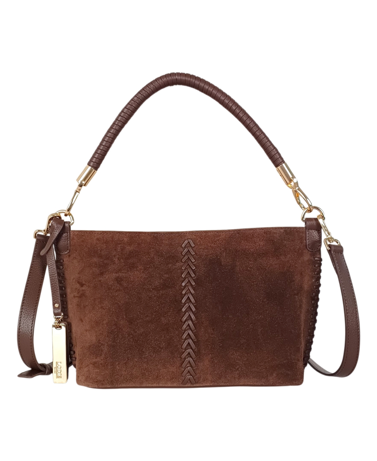 Click here for Lodis Elina Medium Crossbody Bag - Roast Sued prices