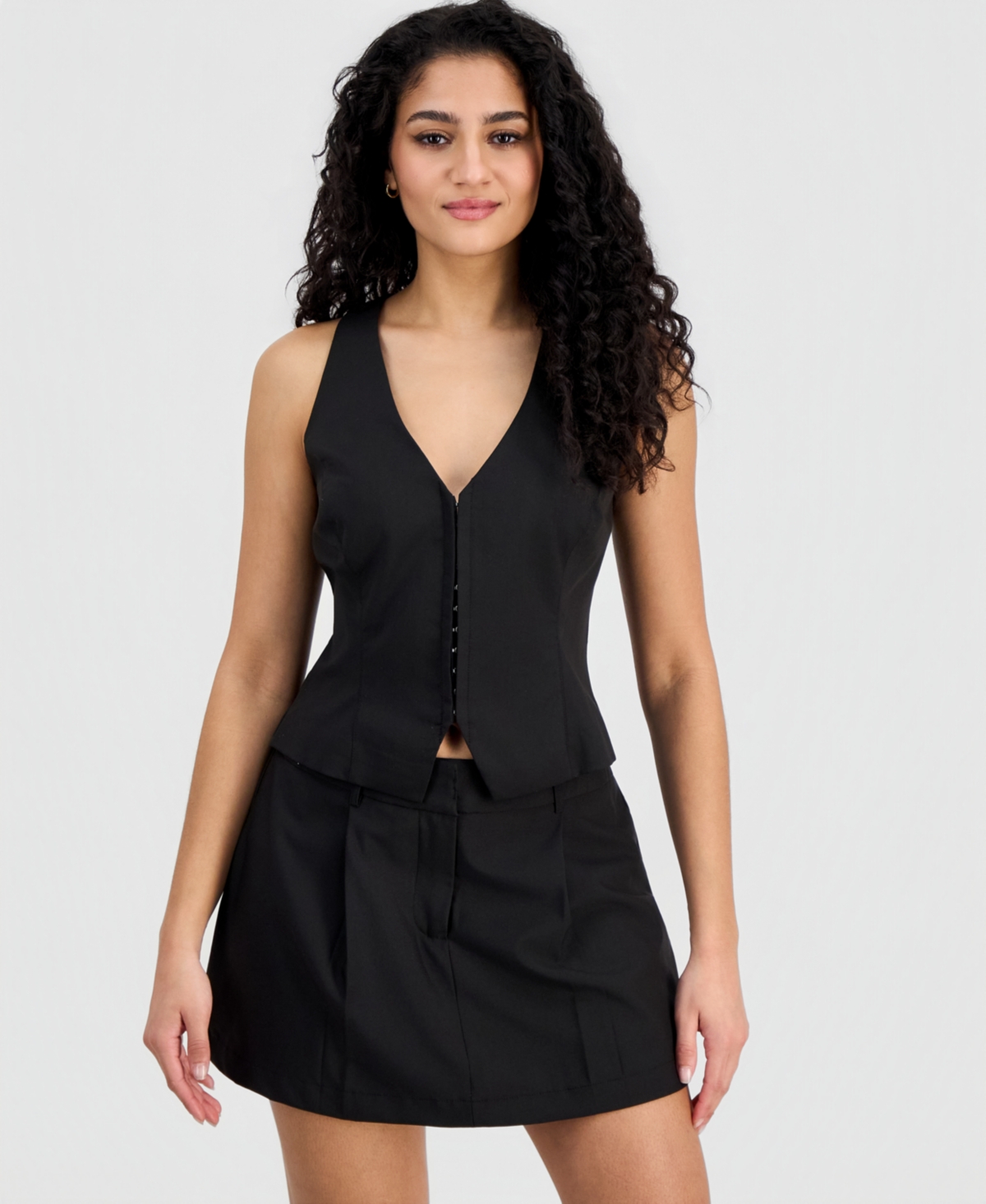 Click here for Bar Iii Womens Tailored Suiting Vest  Macys Exclus... prices