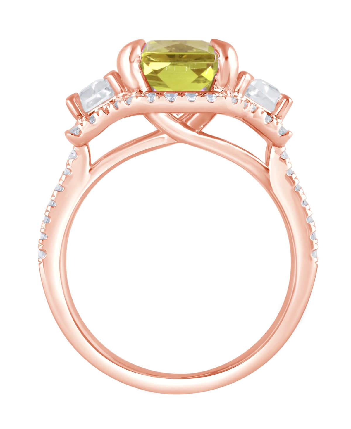 Click here for Badgley Mischka Lab Grown Yellow and White Diamond... prices