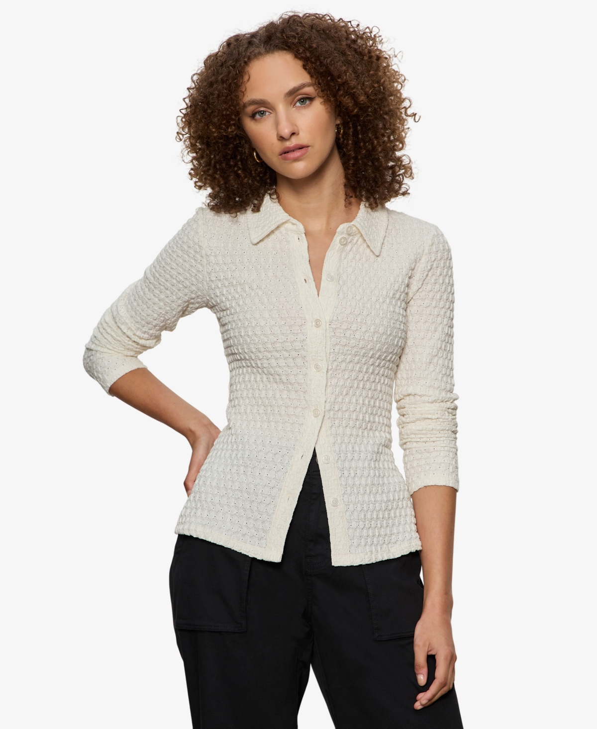 Click here for Sanctuary Petite Dreamer Long-Sleeve Collared Shir... prices