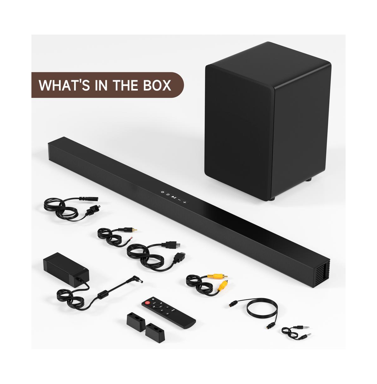 Click here for Artudatech 2.1 Channel Sound Bar and Subwoofer Set... prices