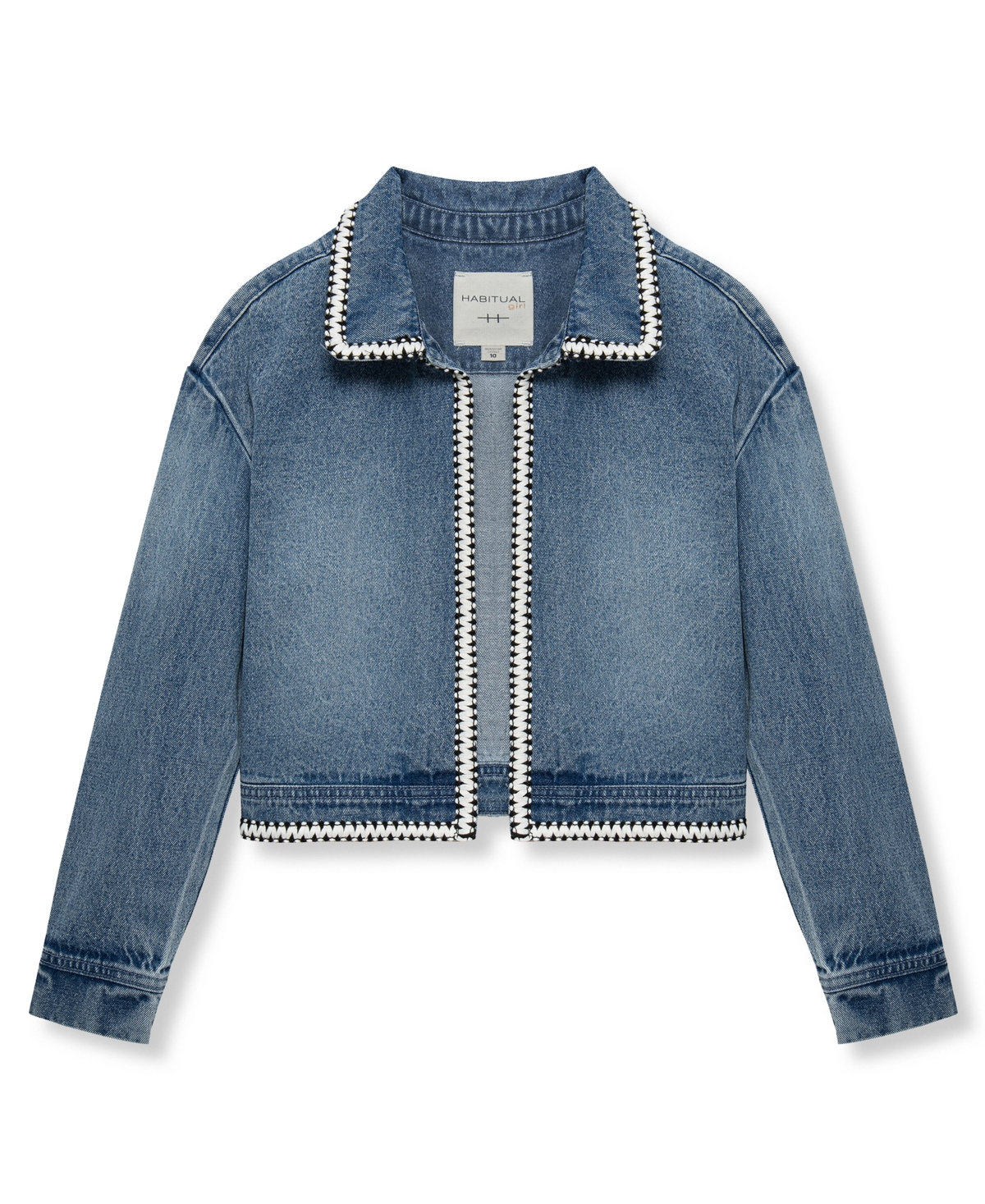 Click here for H by Habitual Girls 7-16 Open Front Denim Jacket -... prices