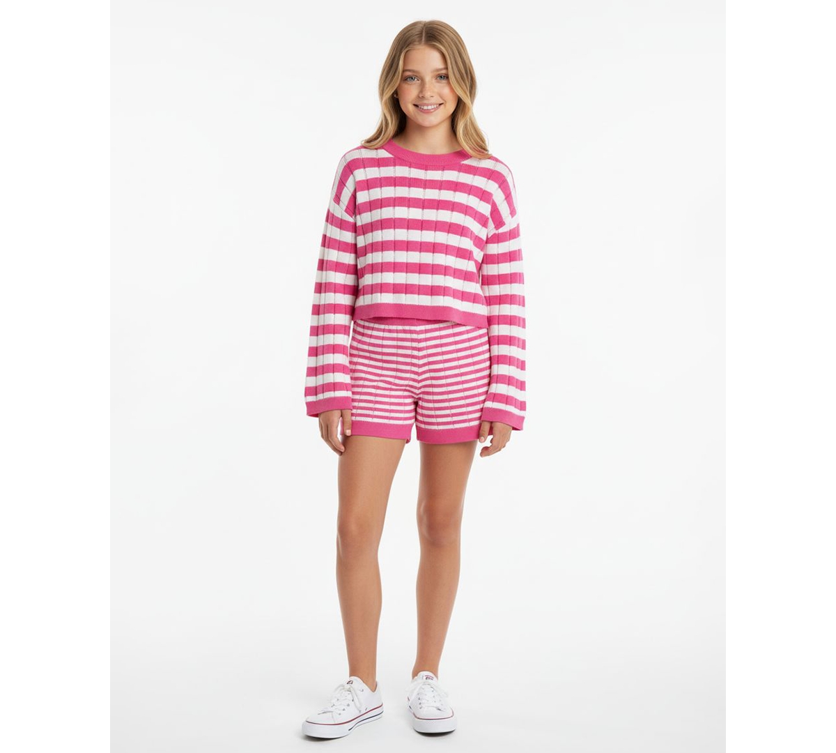Click here for H by Habitual Girls 7-16 Mixed Stripe Sweater and... prices