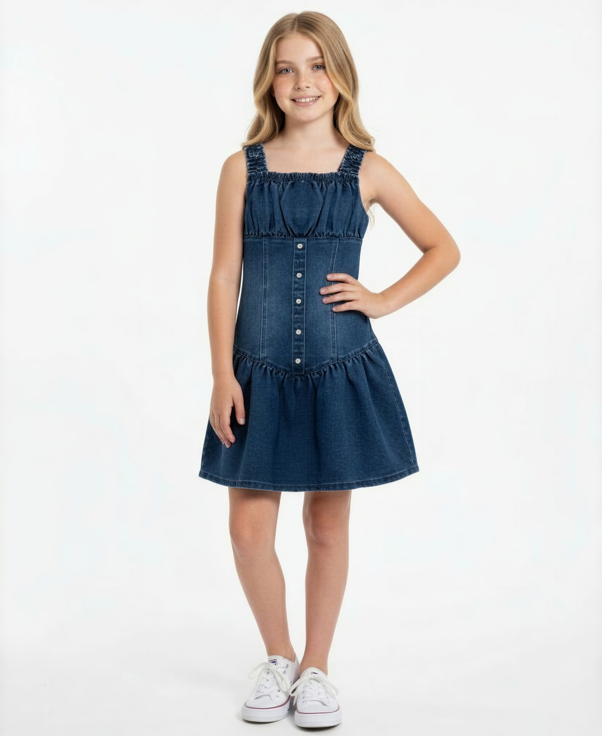 Click here for H by Habitual Girls 7-16 Fit and Flare Square Neck... prices