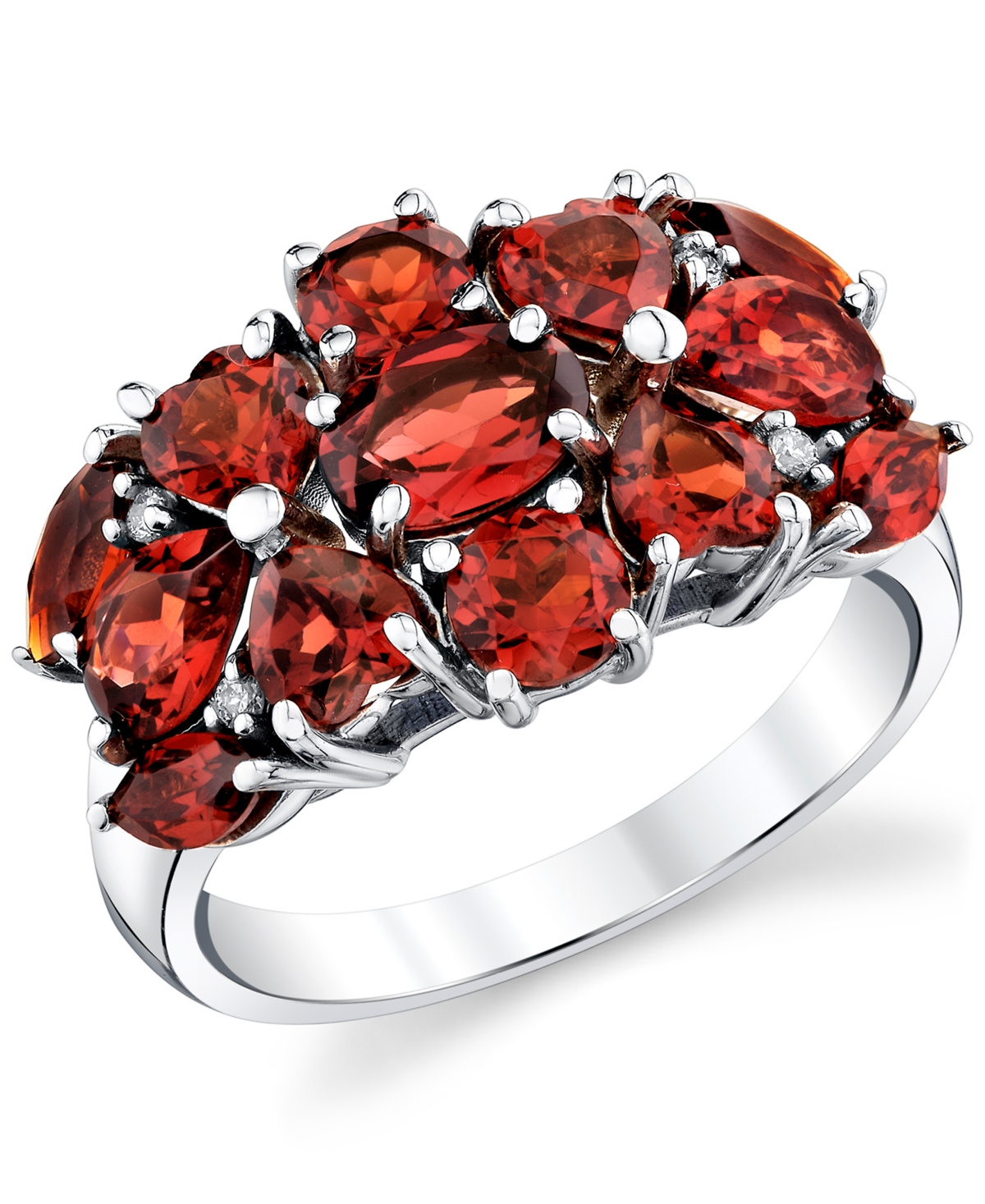Click here for Macys Garnet (3-17/40 ct. t.w.) & Diamond Accent R... prices
