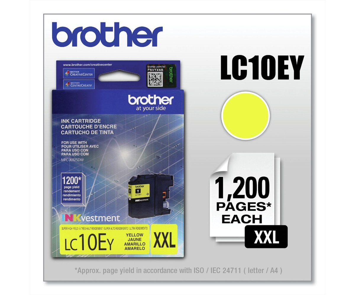 Click here for Brother LC10EY INKvestment 1 200 Page-Yield Super... prices