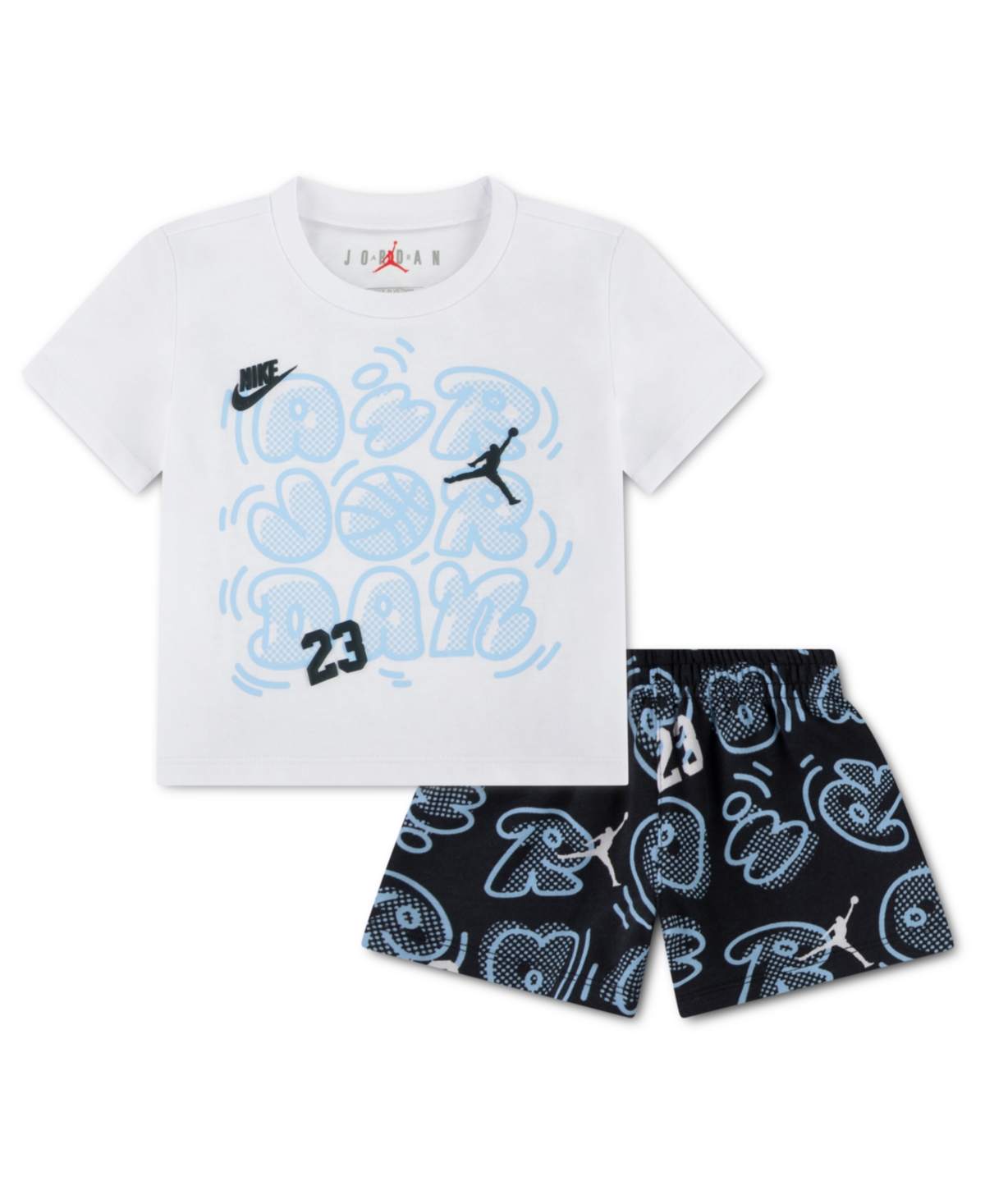 Click here for Jordan Baby Boys Movement Lines T-Shirt and Shorts... prices