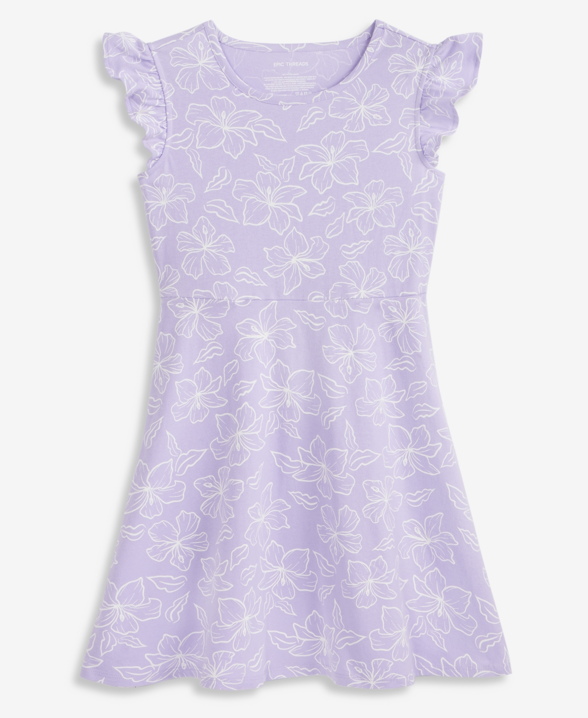 Click here for Epic Threads Girls 5-20 Cotton Hibiscus-Print Flut... prices