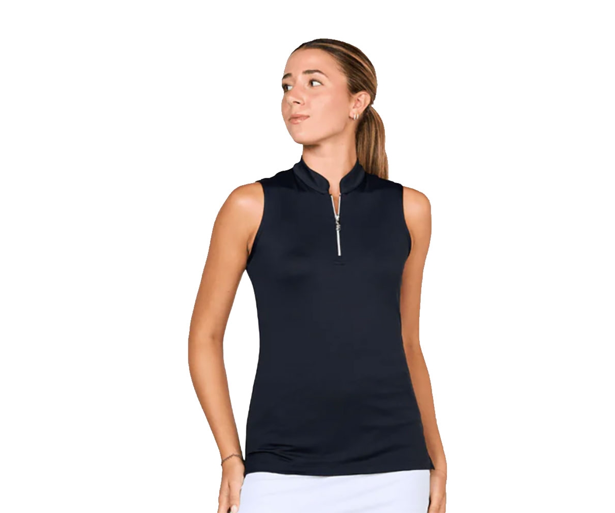 Click here for Sofibella Womens Golf Colors Sleeveless Golf Polo... prices