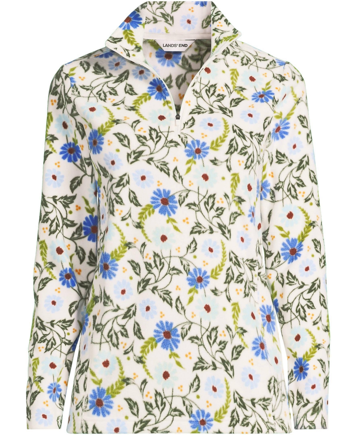 Click here for Lands End Womens Anyweather Fleece Quarter Zip Pul... prices