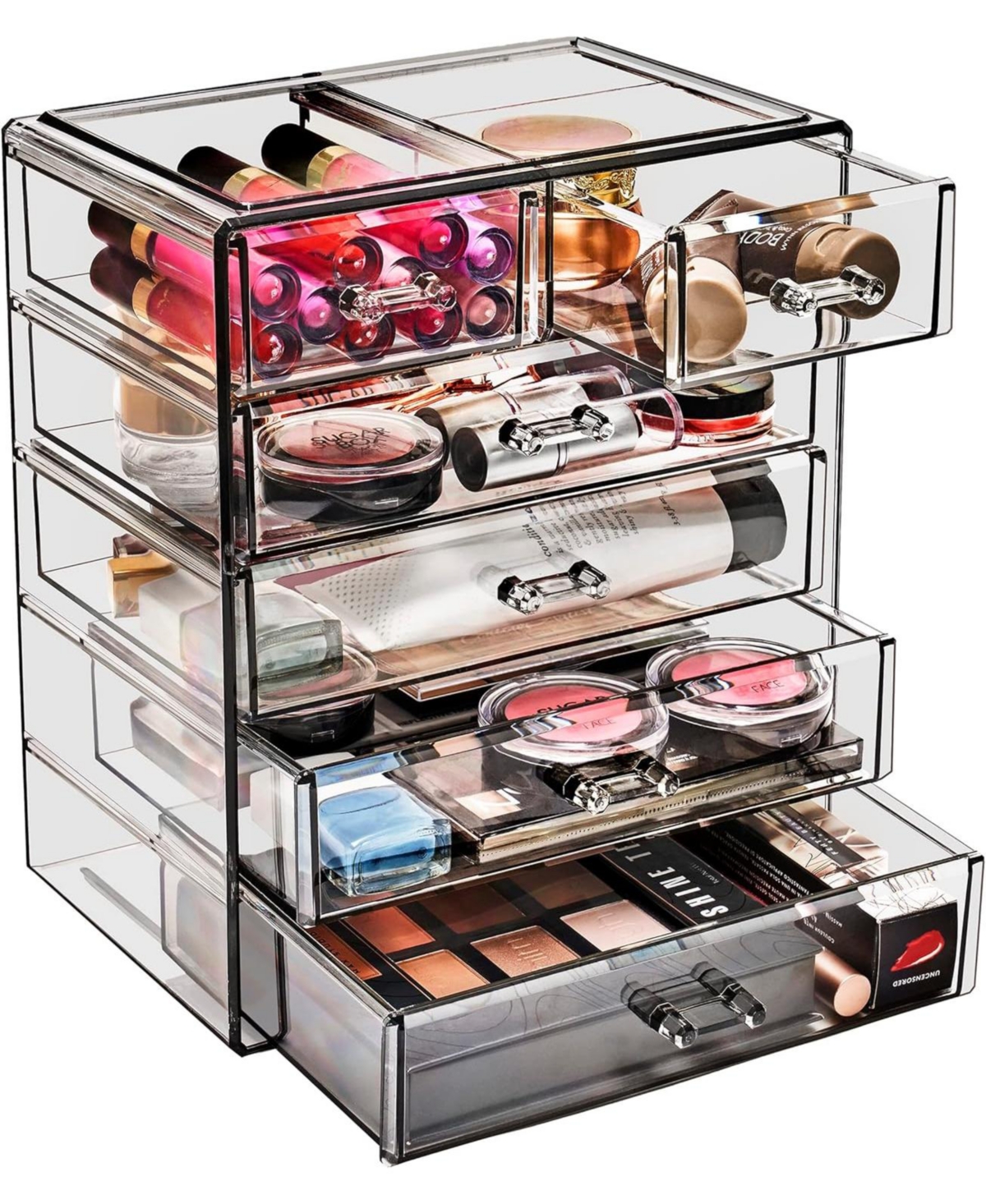 Click here for Sorbus 6 Drawer Acrylic Makeup Organizer Case for... prices