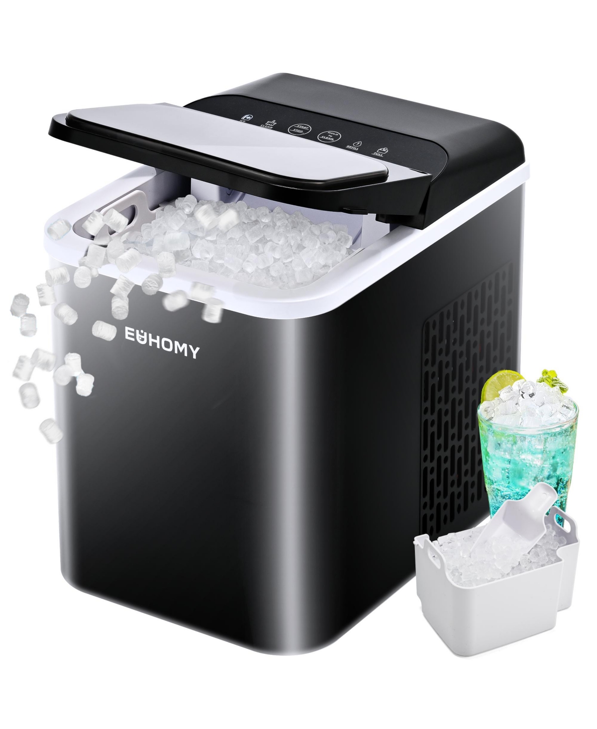 Click here for Euhomy 26.5 lbs/24H Nugget Countertop Ice Maker in... prices