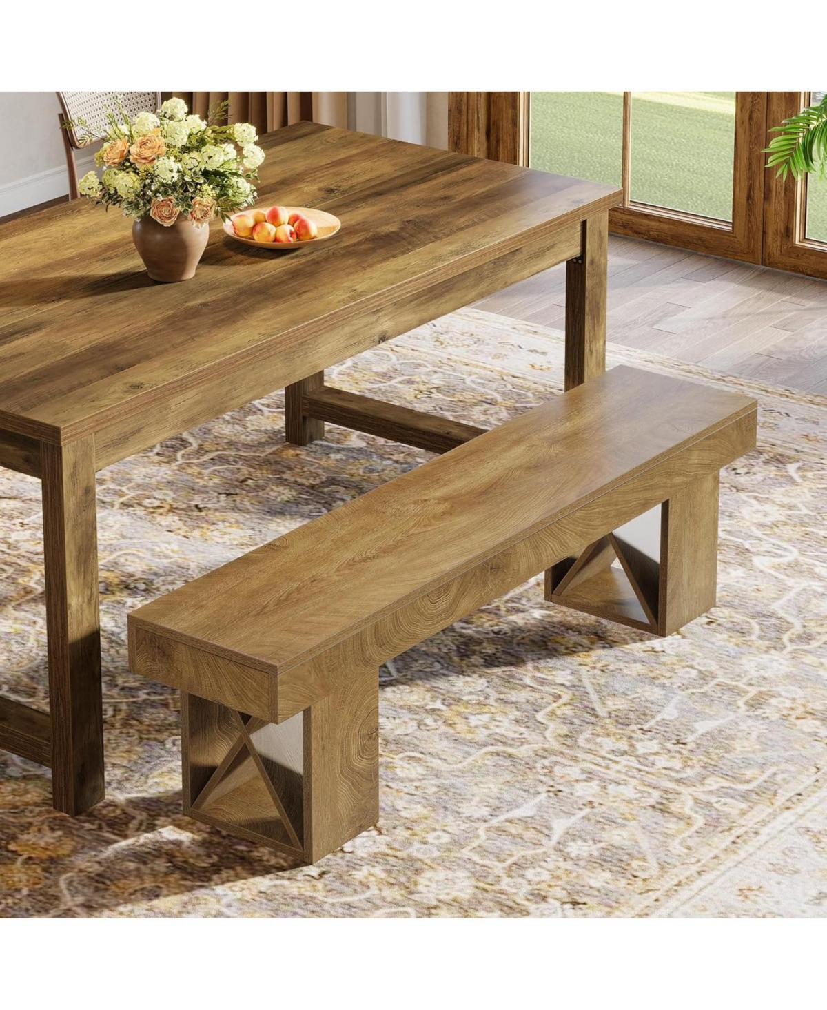 Click here for Tribesigns 55-Inch Extra Long Dining Bench  Farmho... prices