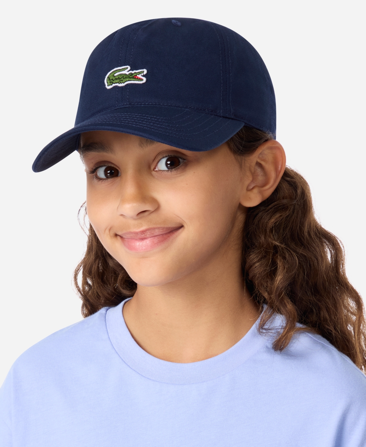 Click here for Lacoste Boys and Girls Core Croc-Cap - Blue prices