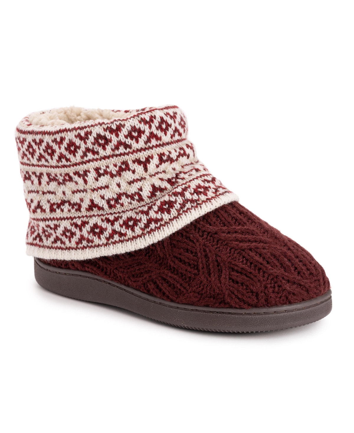 Click here for Muk Luks Womens Rochelle Slippers - Red prices
