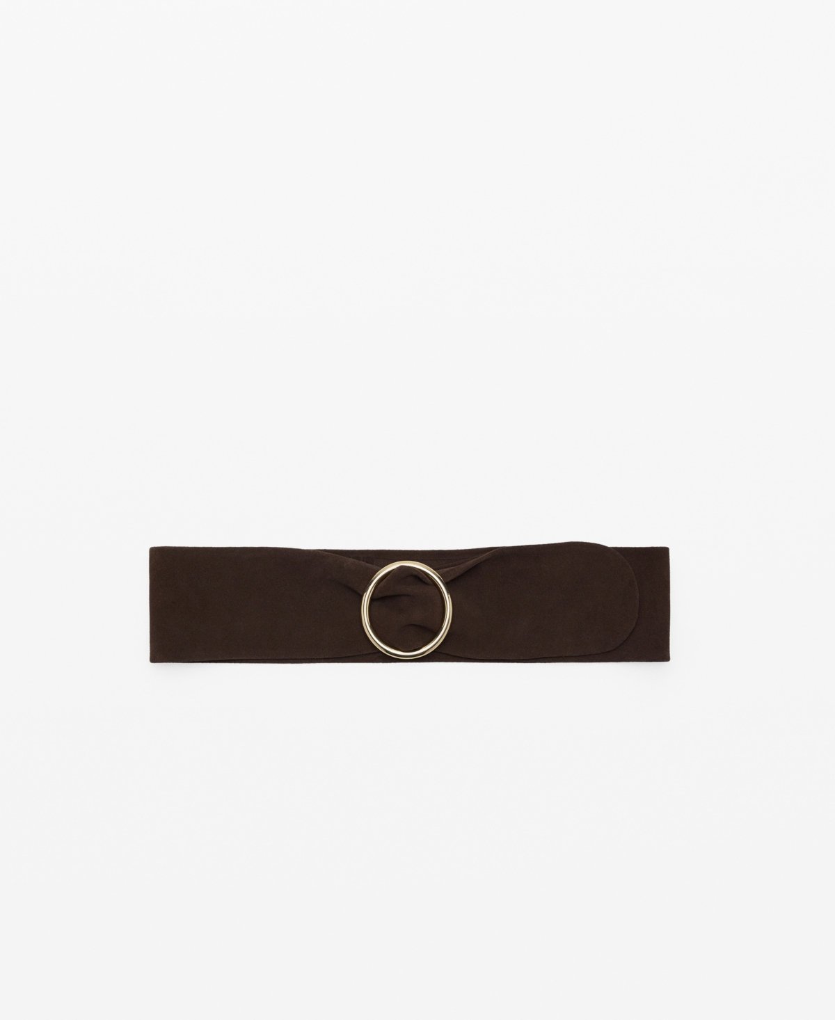 Click here for Mango Womens Suede Obi Belt - Chocolate prices