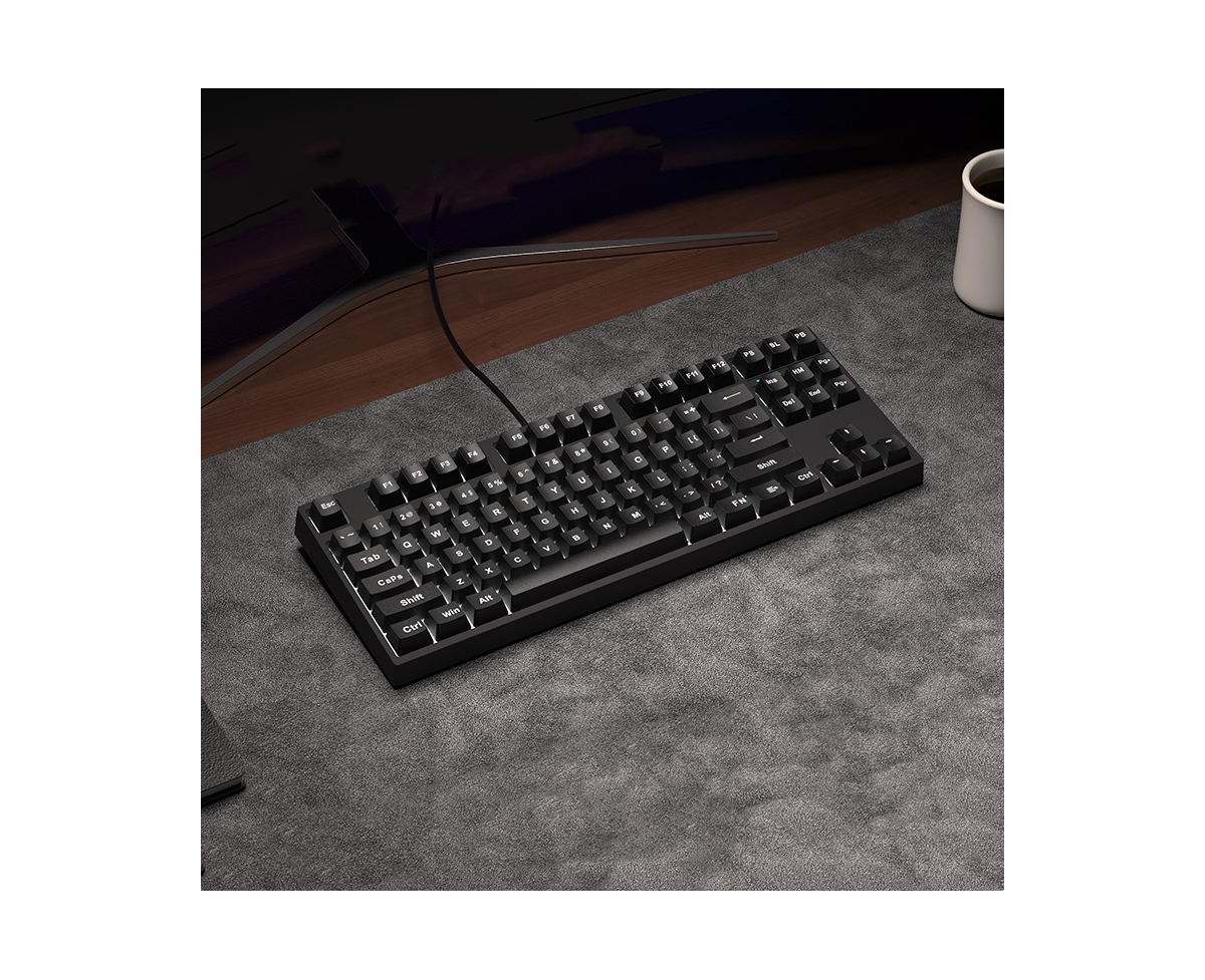 Click here for Risokeys 87-key wired mechanical keyboard: hot-swa... prices
