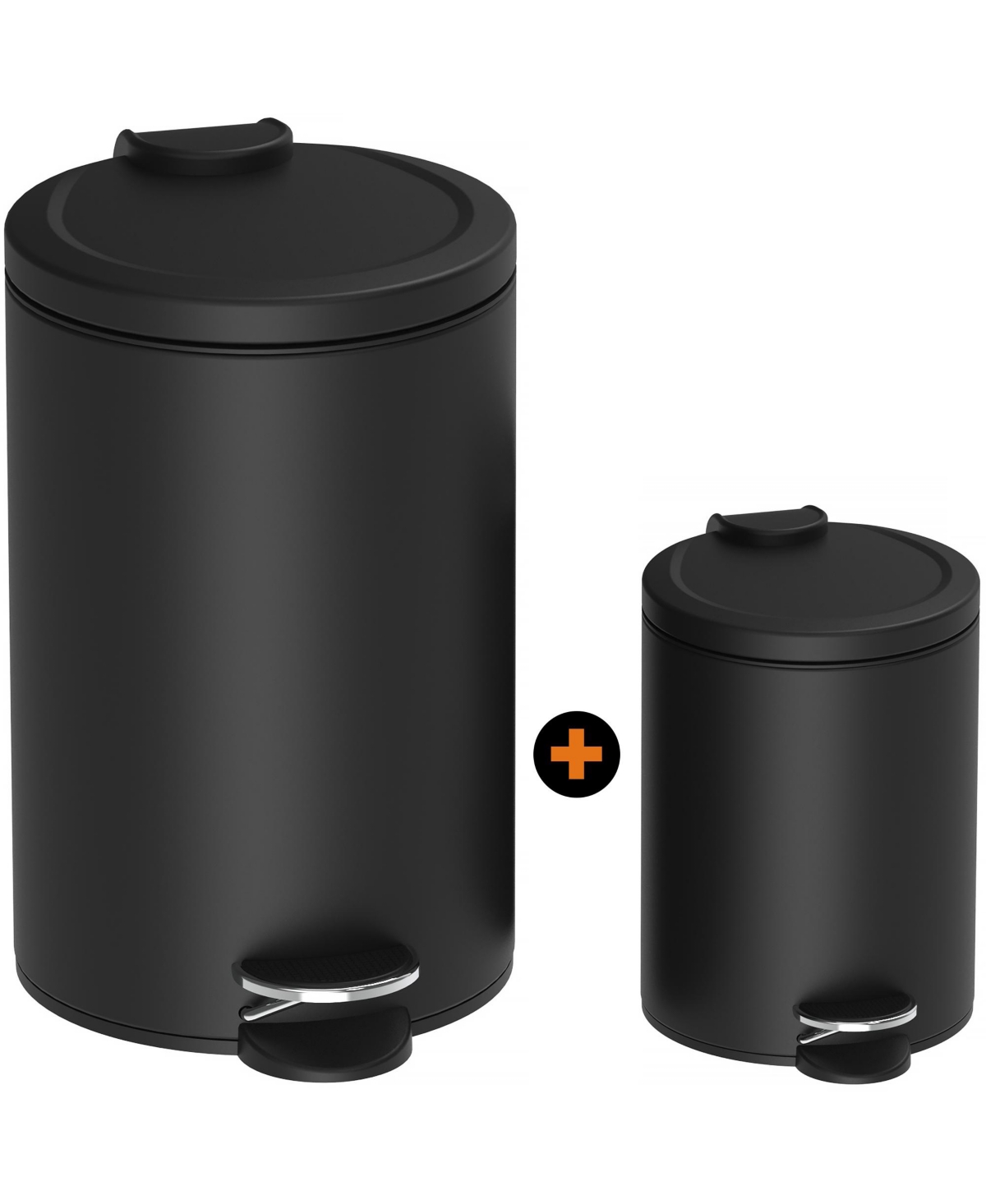Click here for Mega Casa 3.2 + 0.8 Gallon Black Soft-Close Lid St... prices