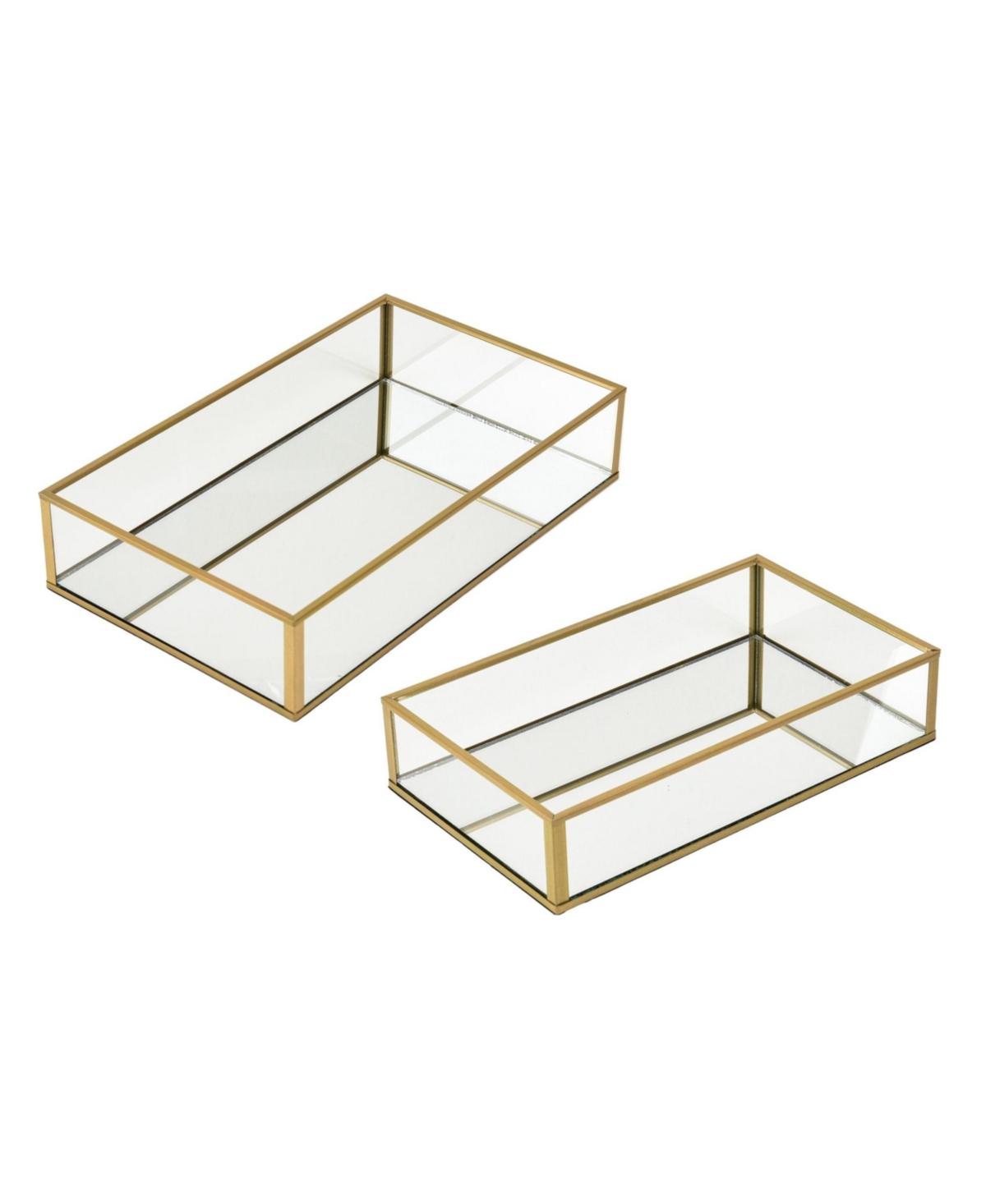 Click here for Lauraella 2PC Set  Handcrafted Glass Tray  Decorat... prices