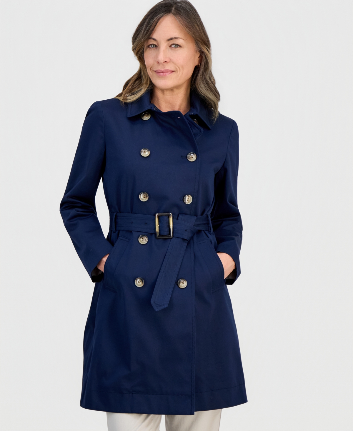 Click here for Style & Co Petite Classic Trench Coat  Macys Exclu... prices