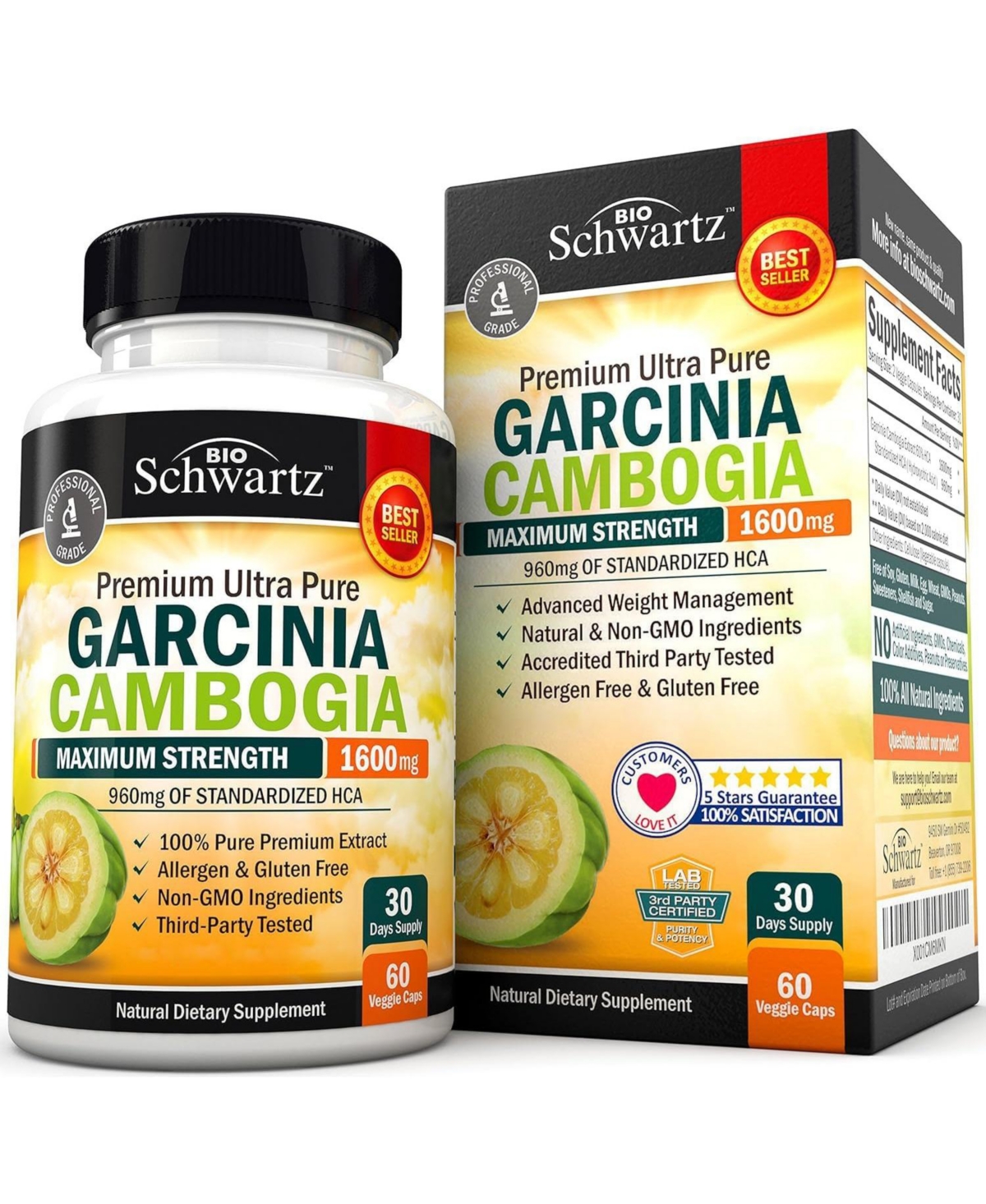 Click here for BioSchwartz Garcinia Cambogia 1600mg 60 Capsules prices