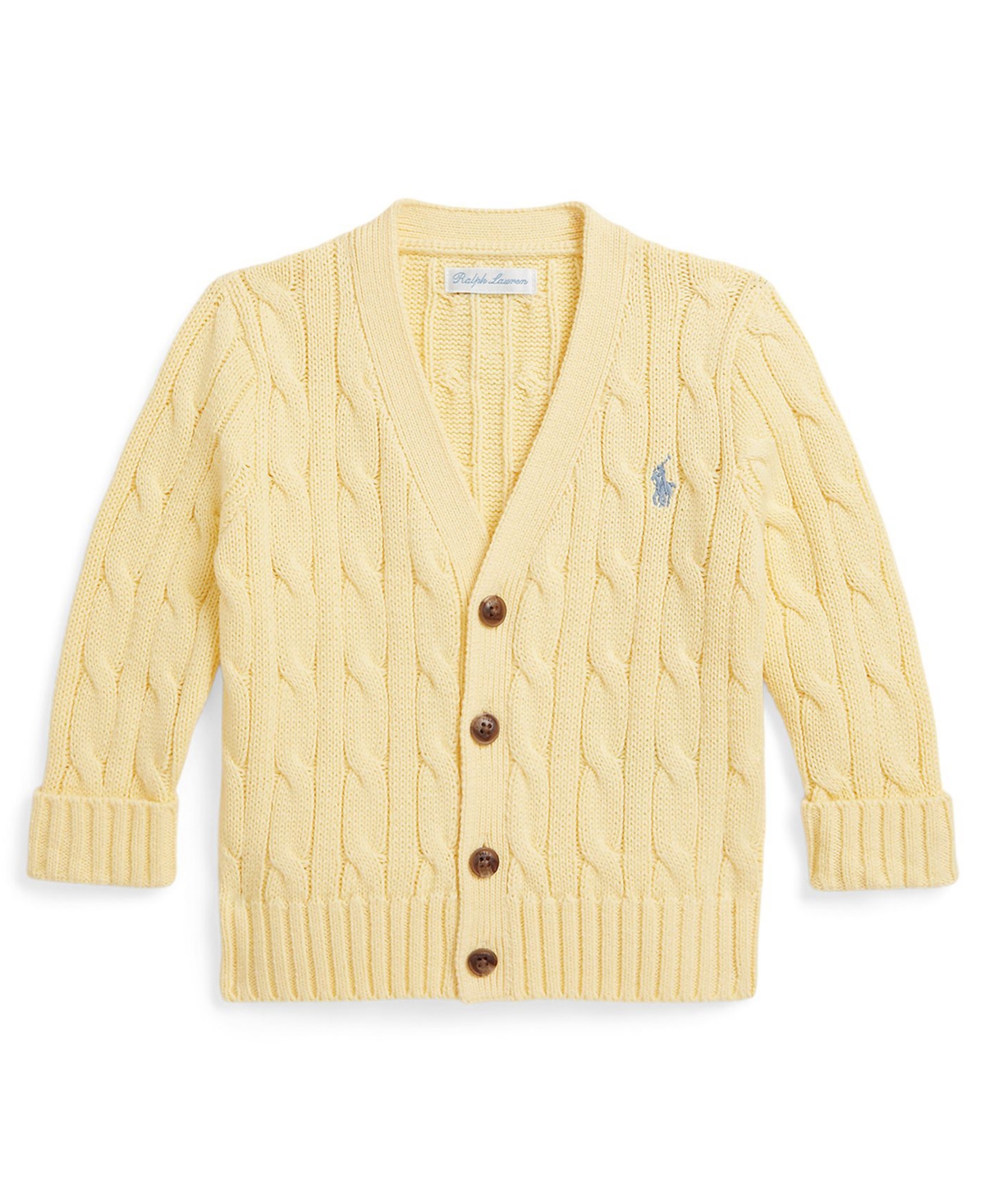 Click here for Polo Ralph Lauren Baby Boys Cable-Knit V-Neck Card... prices