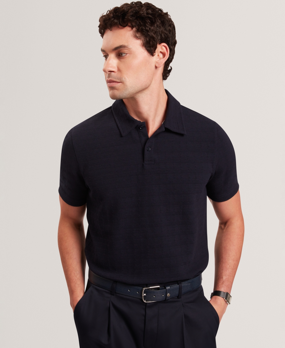 Click here for Ted Baker Mens Regular-Fit Polo Shirt - Navy prices